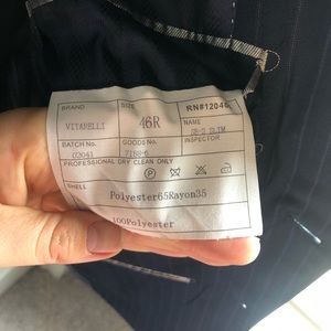 Vitarelli | Suits & Blazers | Mens Italian Pinstripe Suit | Poshmark